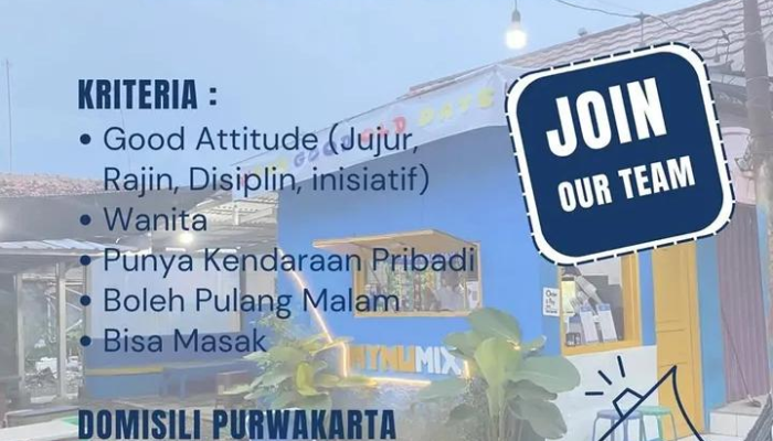 Lowongan Kerja Crew Warkop Mynumix Purwakarta Terbaru 2026 – LOKER ...